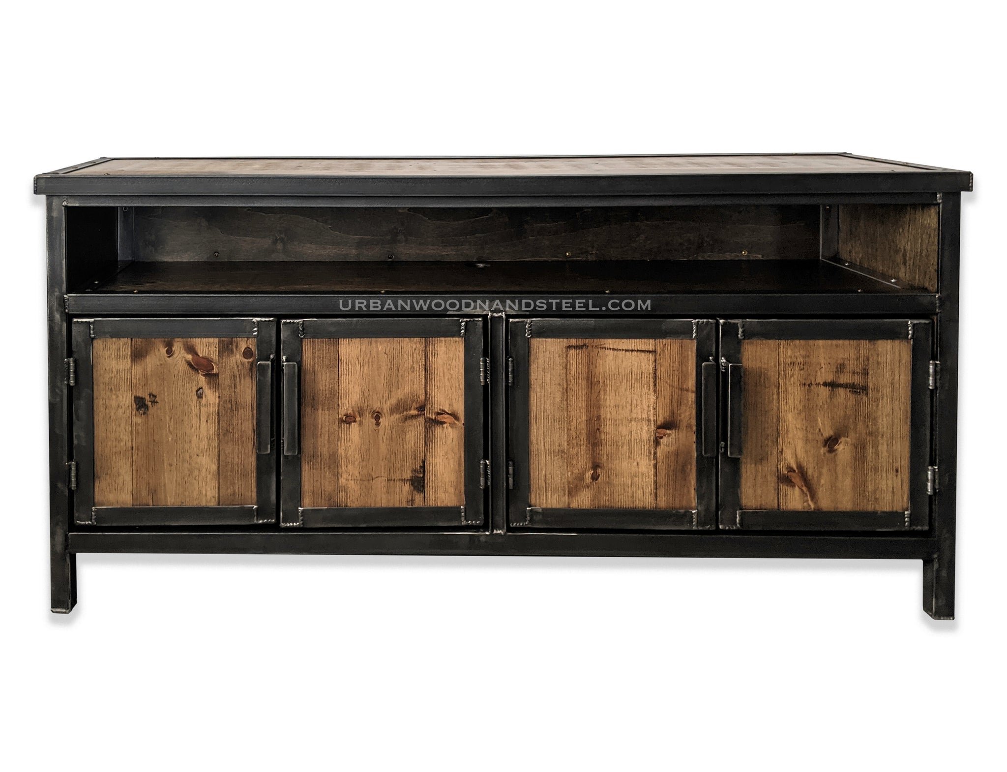 The Docks Media Cabinet – Urban Wood & Steel